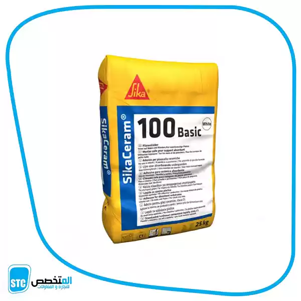 Specialized Trading & Construction STC | sika-ceram-100-basic-25-kilo white